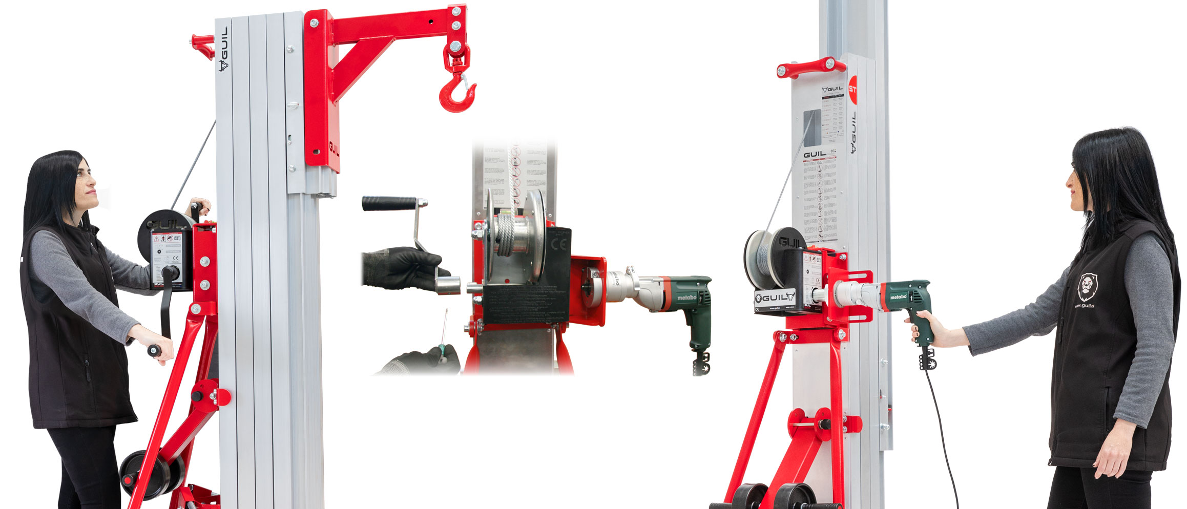 Sistema de Elevación Eléctrico 2 Sistemas en 1 | GUIL