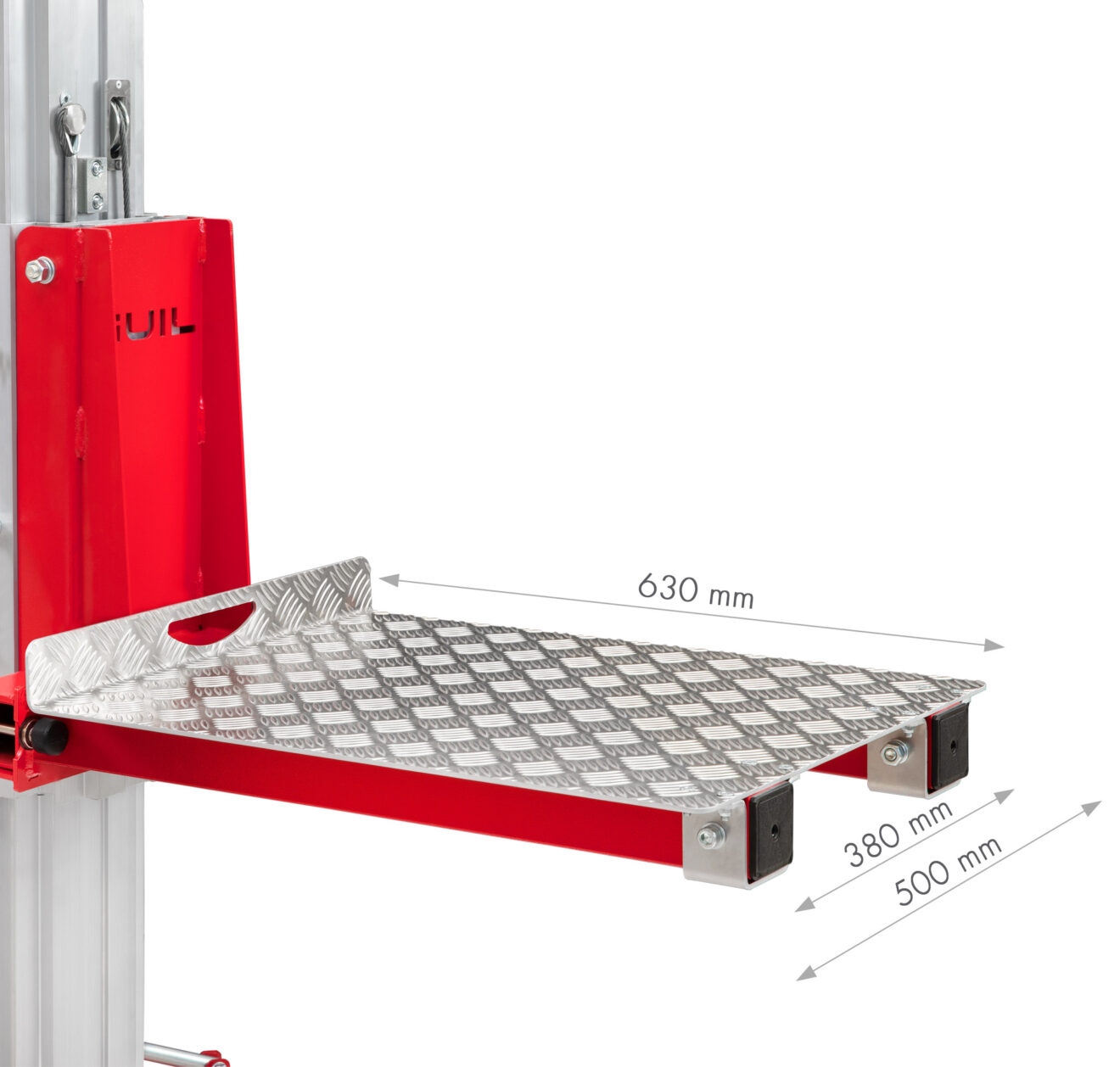Load platform forMaterial Lifter (630x500 mm) - Ref. ACT-04/L | GUIL