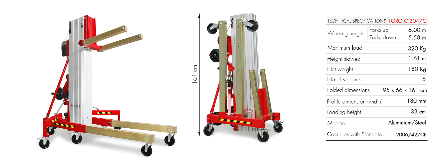 Material lifter TORO C-304/C | GUIL | Grua elevadora de carga