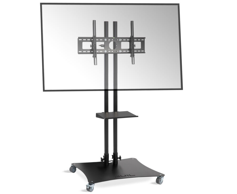 Mobile stand for TV screens adjustable up to 80" - Ref. PTR-08G/N | GUIL