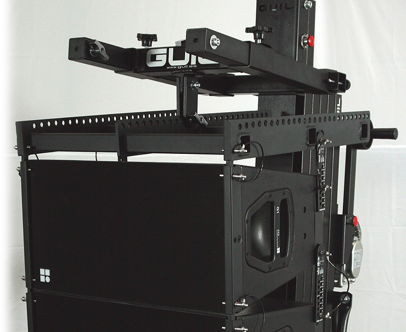 Adaptor to lift Line Array systems with ULK towers with 60 mm forks | GUIL
