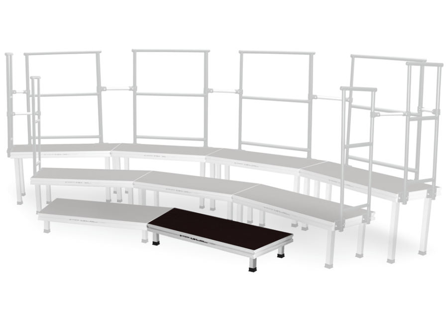 Módulo para formar gradas de coro con formas curvas - Ref. GRT-2 | GUIL