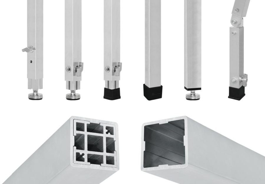 Transparent methacrylate deck. Waterproof modular deck (20 mm)