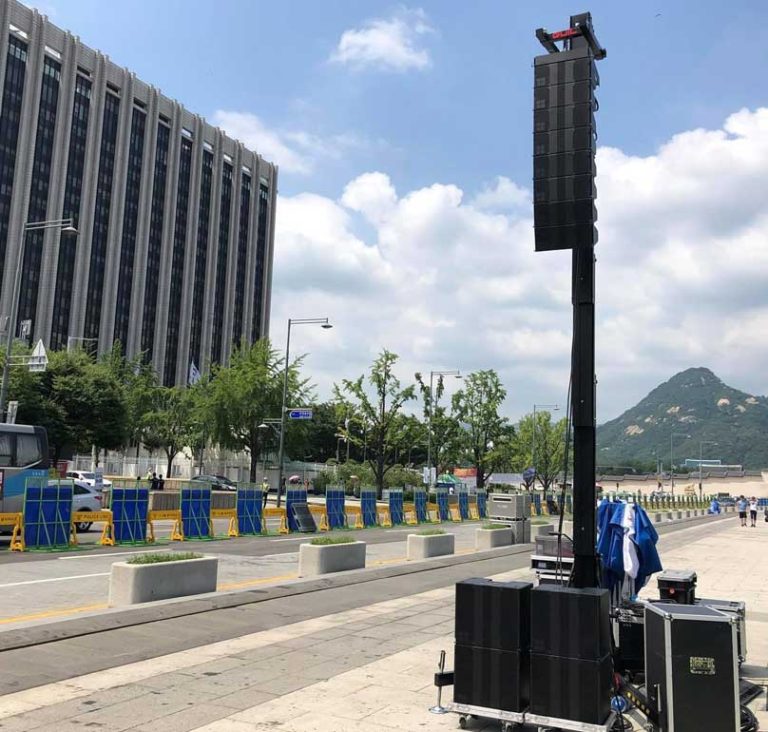 Lifting towers - Front Loading (Line Array & Truss) - Ref. ULK 600 | GUIL