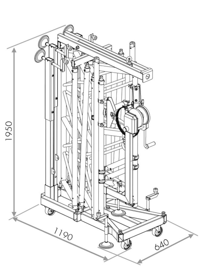 Rigging tower for Line Array systems - Ref. TMD-545/N | GUIL