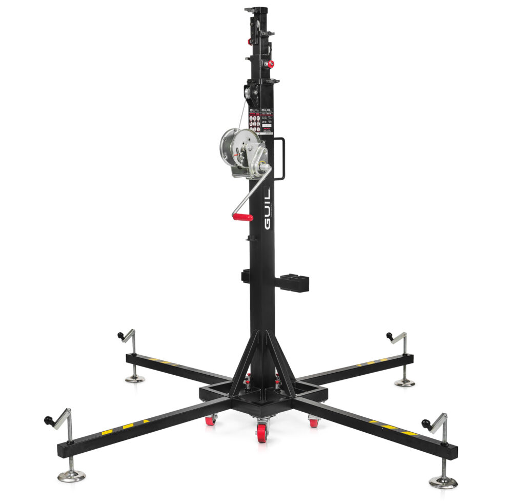 Telescopic lifting towers "Top Loading". Base with wheels - ELC-760/M