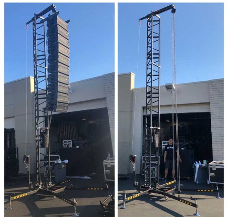 Rigging tower for Line Array systems - Ref. TMD-545/N | GUIL