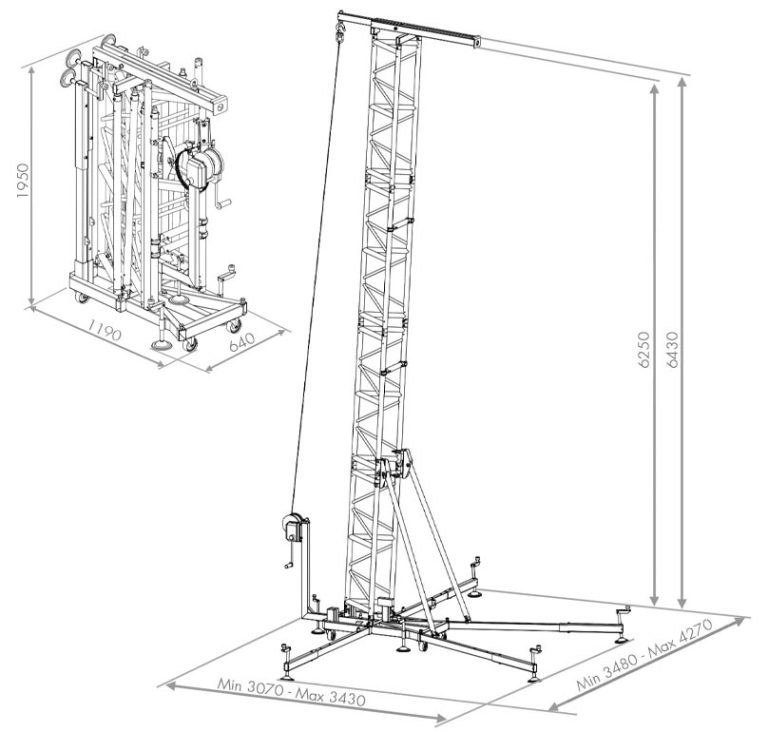 Rigging tower for Line Array systems - Ref. TMD-545/N | GUIL