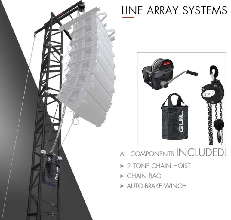 Rigging tower for Line Array systems - Ref. TMD-545/N | GUIL