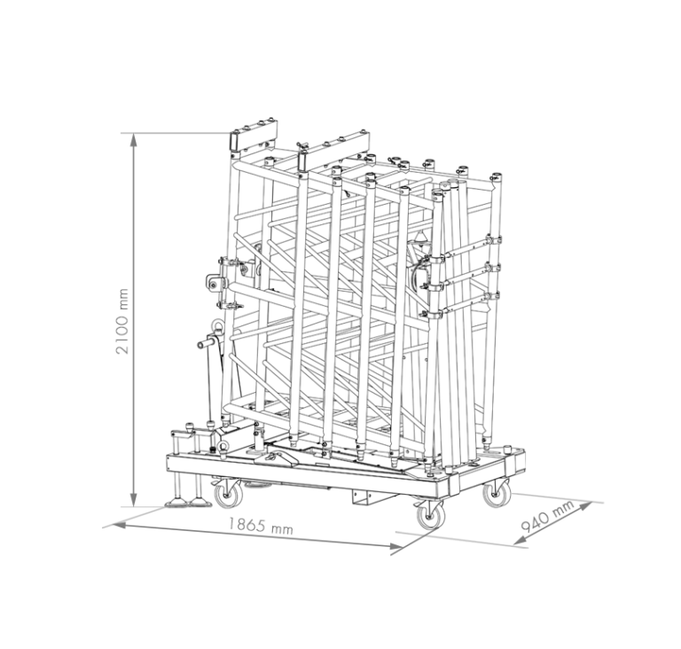 Rigging tower for line array systems - Ref. TMD-570 | GUIL