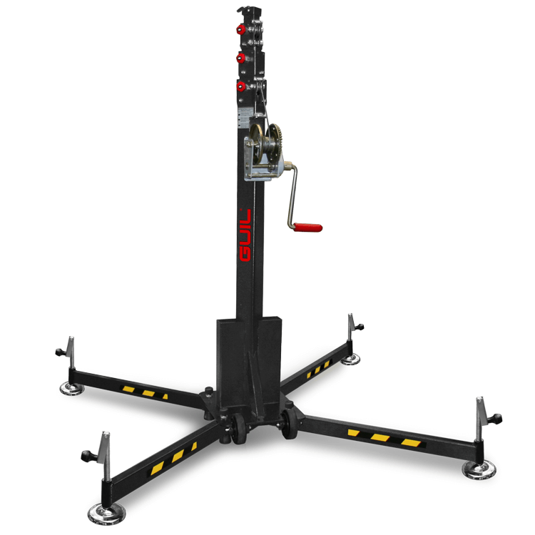 Telescopic lifting towers "Top Loading". Base with wheels - ELC-735