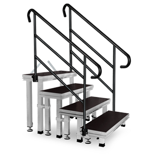 Modular aluminium stair. All connectors included | GUIL