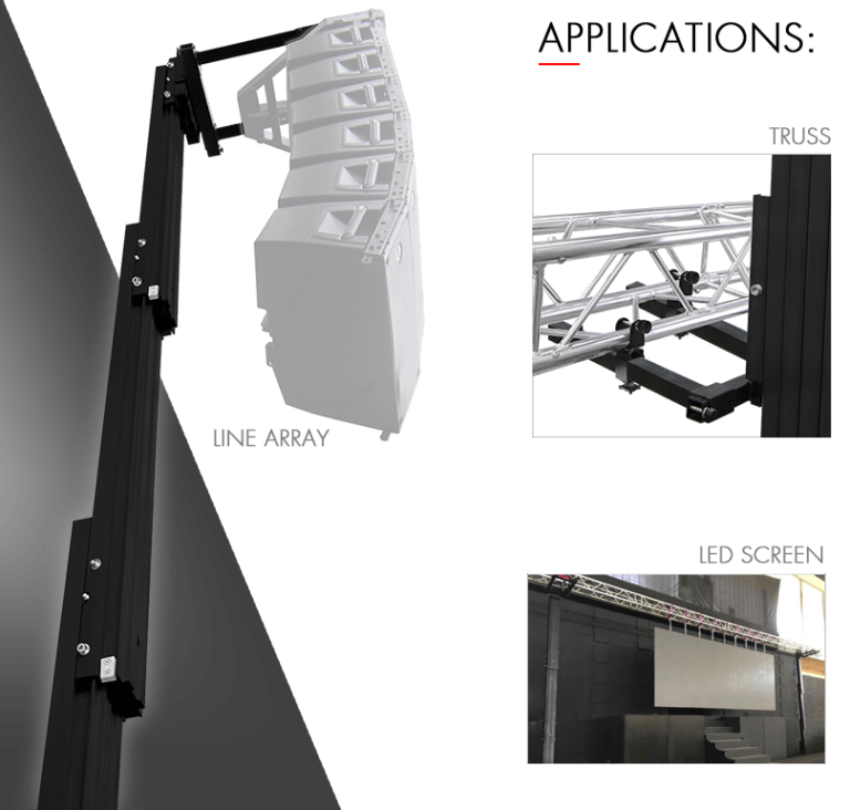 Lifting towers - Front Loading (For Line Array & Truss)-Ref. ULK 700 | GUIL