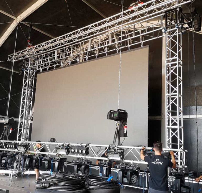 Ground Support Tower. Lifting by electric hoist | GUIL