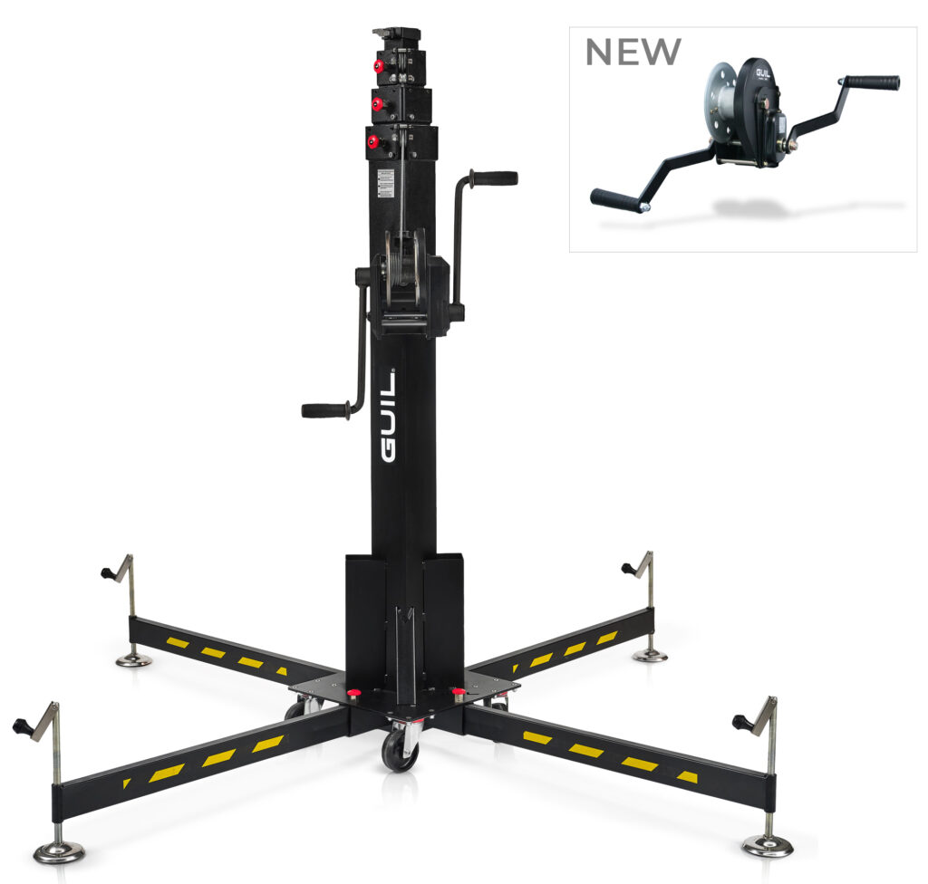 Telescopic lifting towers "Top Loading". Base with wheels - Ref. ELC-770