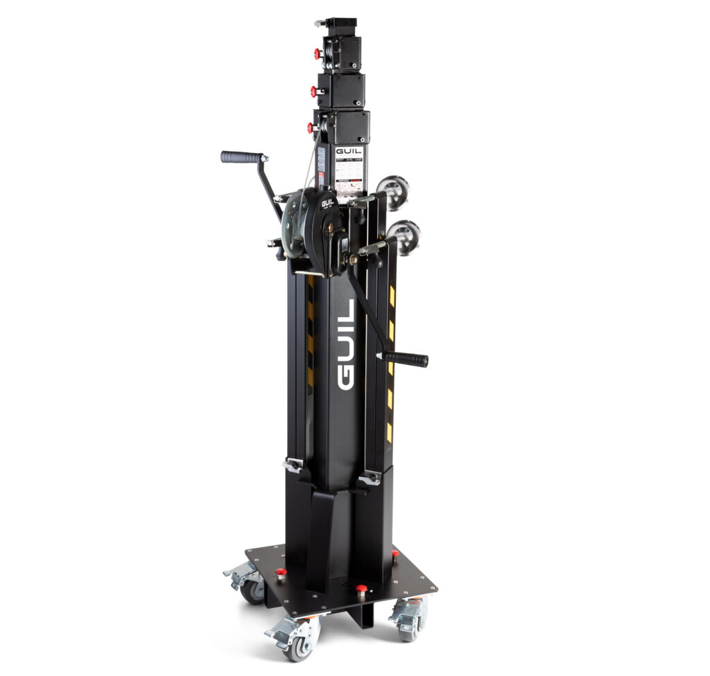 Telescopic lifting towers "Top Loading". Base with wheels - Ref. ELC-770