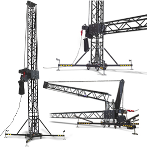 Ground Support Tower. Lifting by electric hoist. Black finish - Ref ...